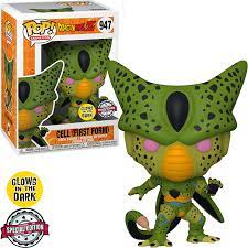 Boneco Funko Pop! Anime Cell First Form 947 Dragon Ball Z Glows Special ...