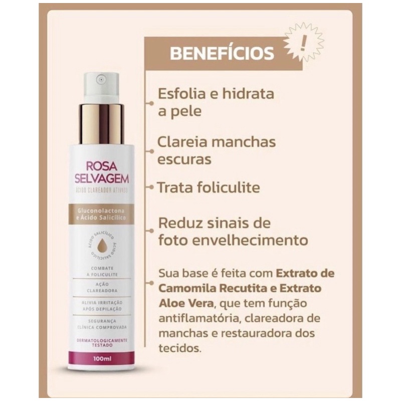 Rosa Selvagem Ácido Original - Envio imediato | Shopee Brasil