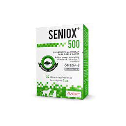 SENIOX 500 MG - 30 CÁPSULAS - SUPLEMENTO CÃES E GATOS | Shopee Brasil