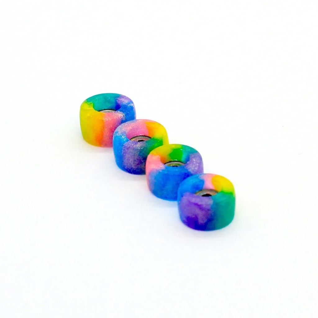 Rodas De Fingerboard Professional 70D Hardless Para Mini Skate De Dedo ...