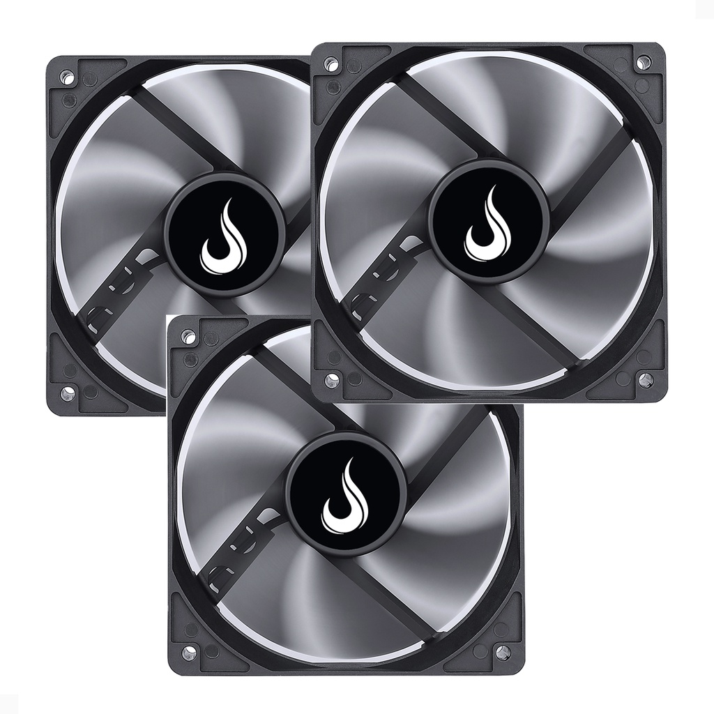 Kit 3 Fans Rise mode 120 x 120 mm Ventoinhas Gabinetes Gamer | Shopee ...