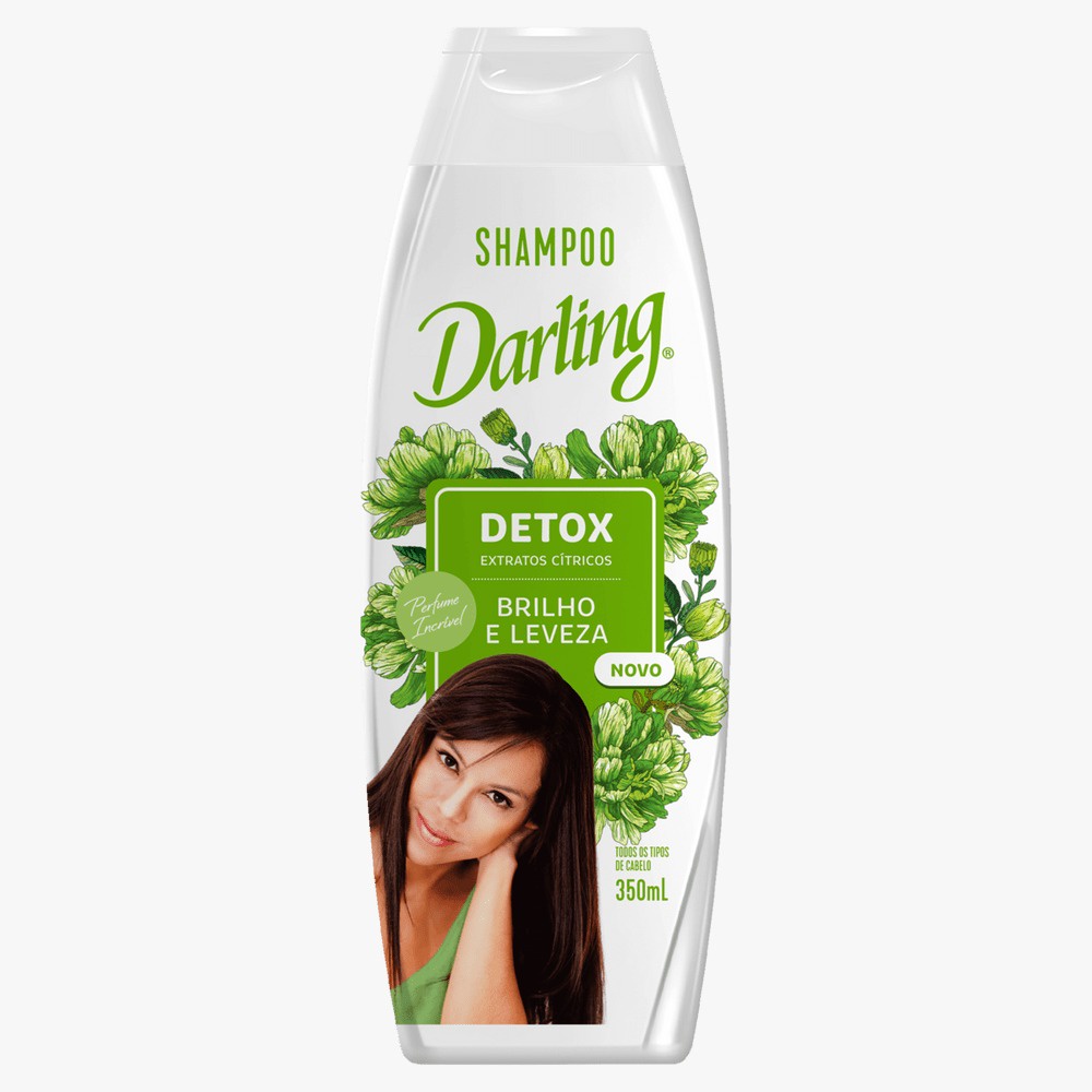 SHAMPOO DARLING- 350 ml- CERAMIDA/2 EM 1/ TÍLIA/ DETOX | Shopee Brasil