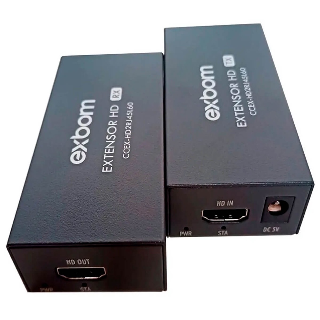 Extensor Hdmi Rj45 60m 60 Metros Cat5e Ou Cat6 Full Hd | Shopee Brasil