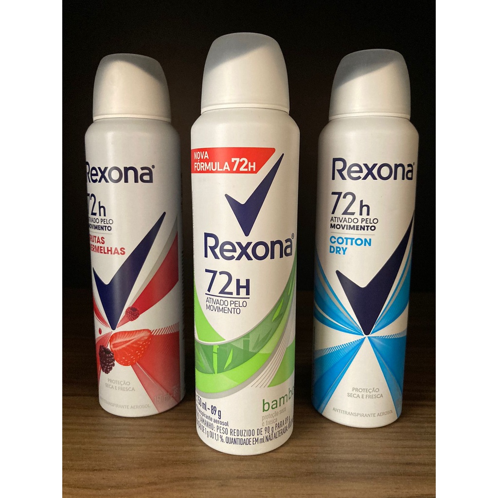 Desodorante Antitranspirante Aerosol Rexona 150ML | Shopee Brasil