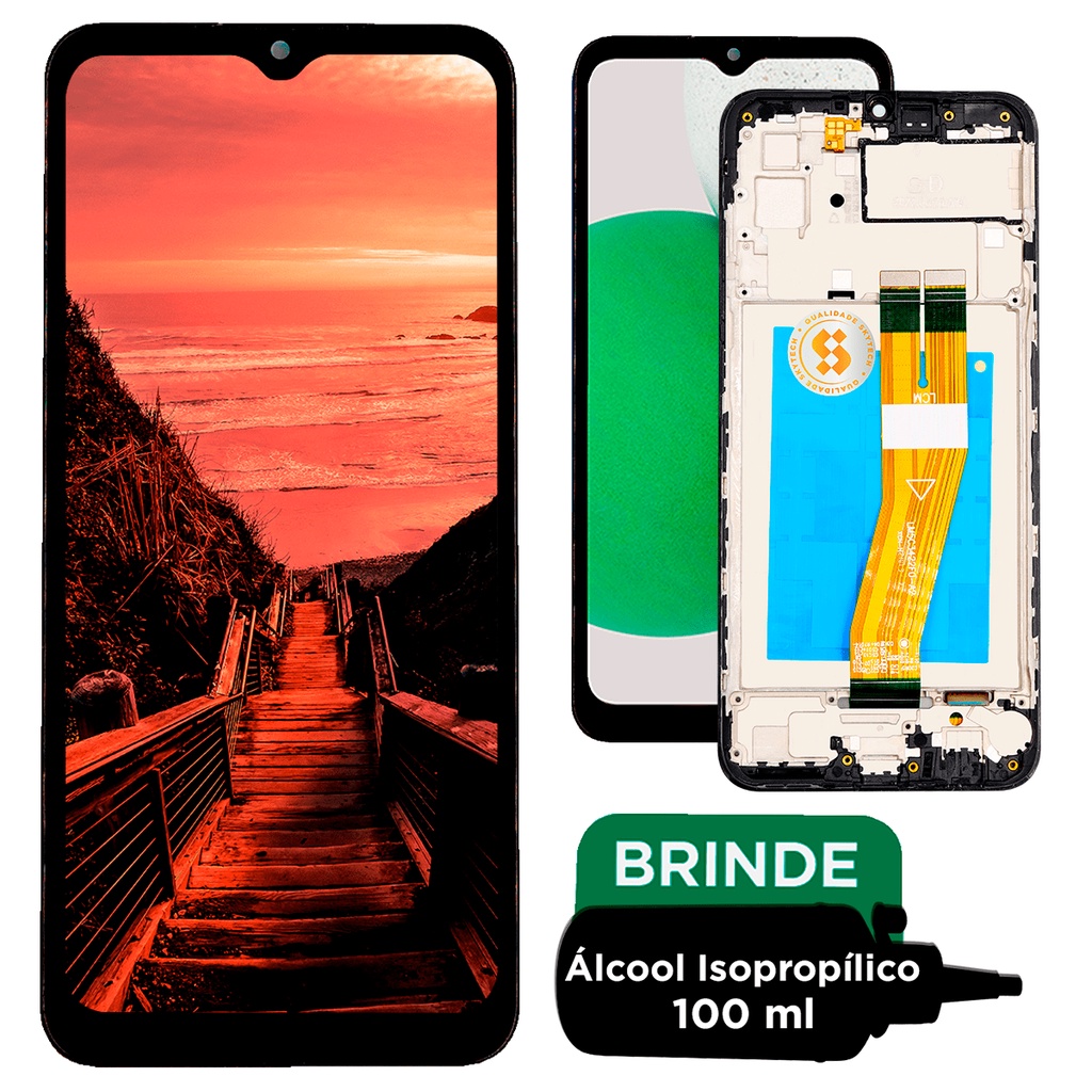 Tela Frontal Touch Display Modulo Compativel Samsung A03s A037 Premium | Shopee Brasil