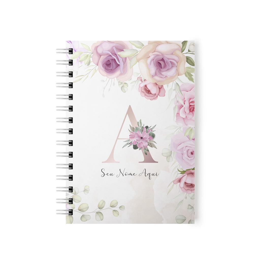 Agenda Personalizada 2024 - Floral Rosa Claro | Shopee Brasil