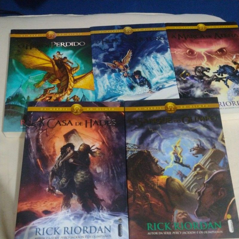 Saga Heróis Do Olimpo Rick Riordan Shopee Brasil
