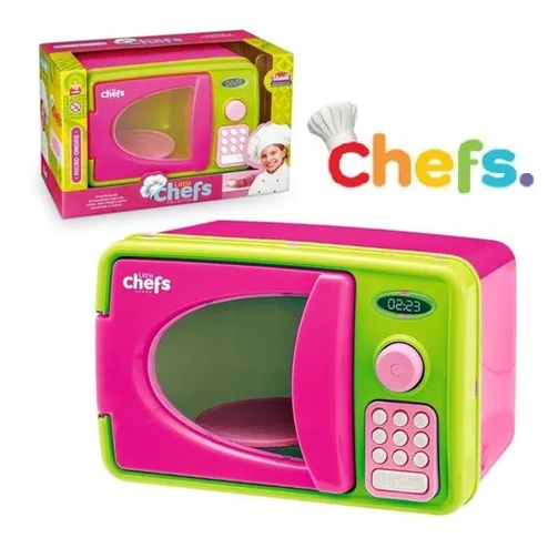 Brinquedo Menina Micro-Ondas Little Chefs Coloridos Usual | Shopee Brasil
