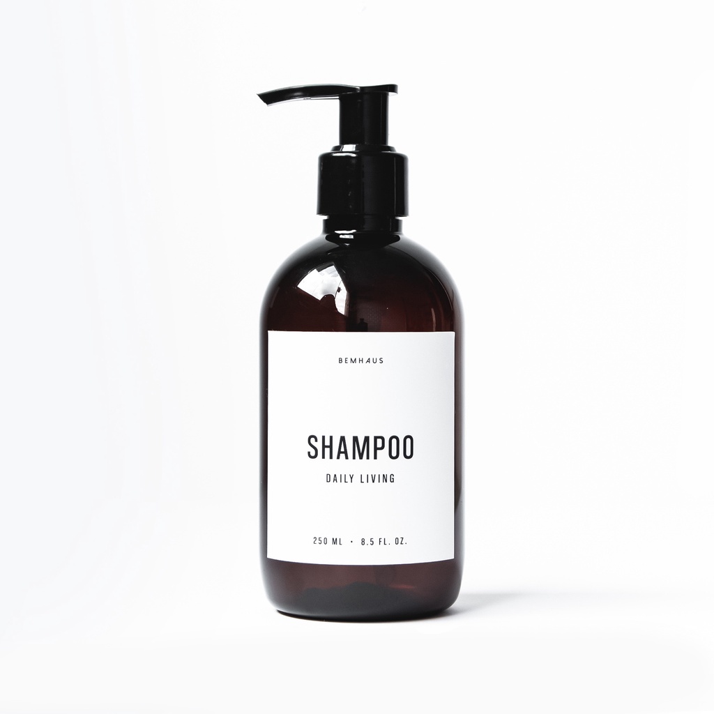 Frasco Ambar Shampoo 250 ml Dispenser Bemhaus | Shopee Brasil