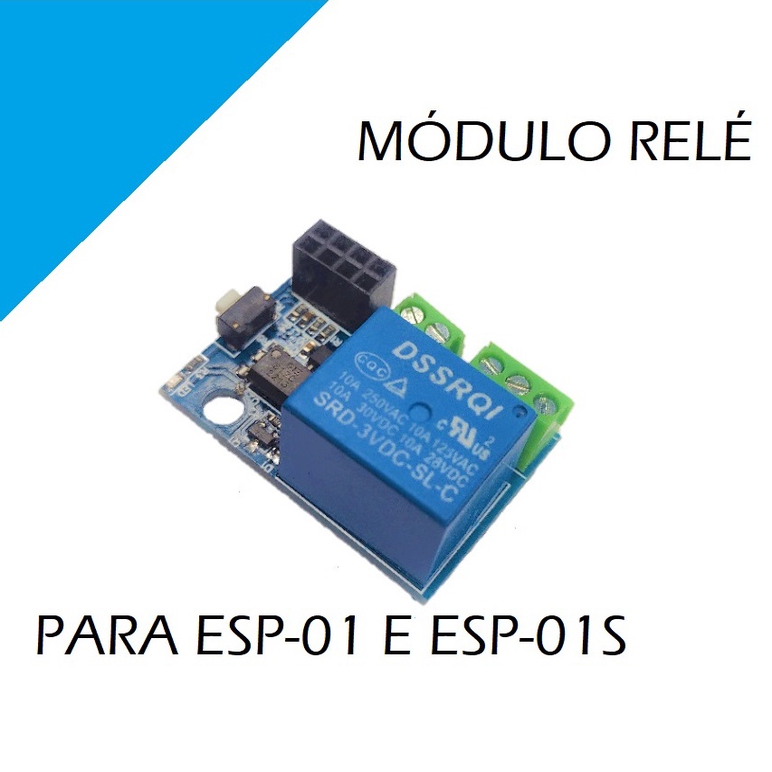 Módulo Relé interruptor wifi para esp-01 e esp-01s esp8266 interruptor IOT wifi controle remoto ...