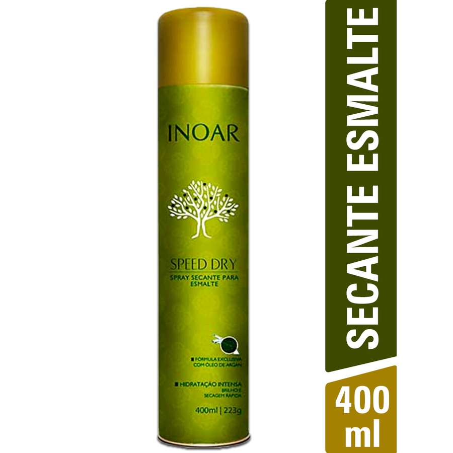Spray Secante Inoar Para Unhas Esmalte 400 ml | Shopee Brasil
