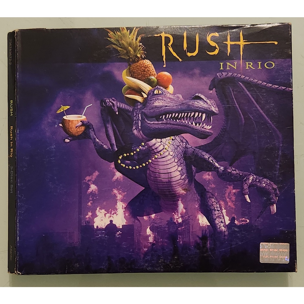 CD Rush In Rio ( Triplo Ao Vivo) | Shopee Brasil