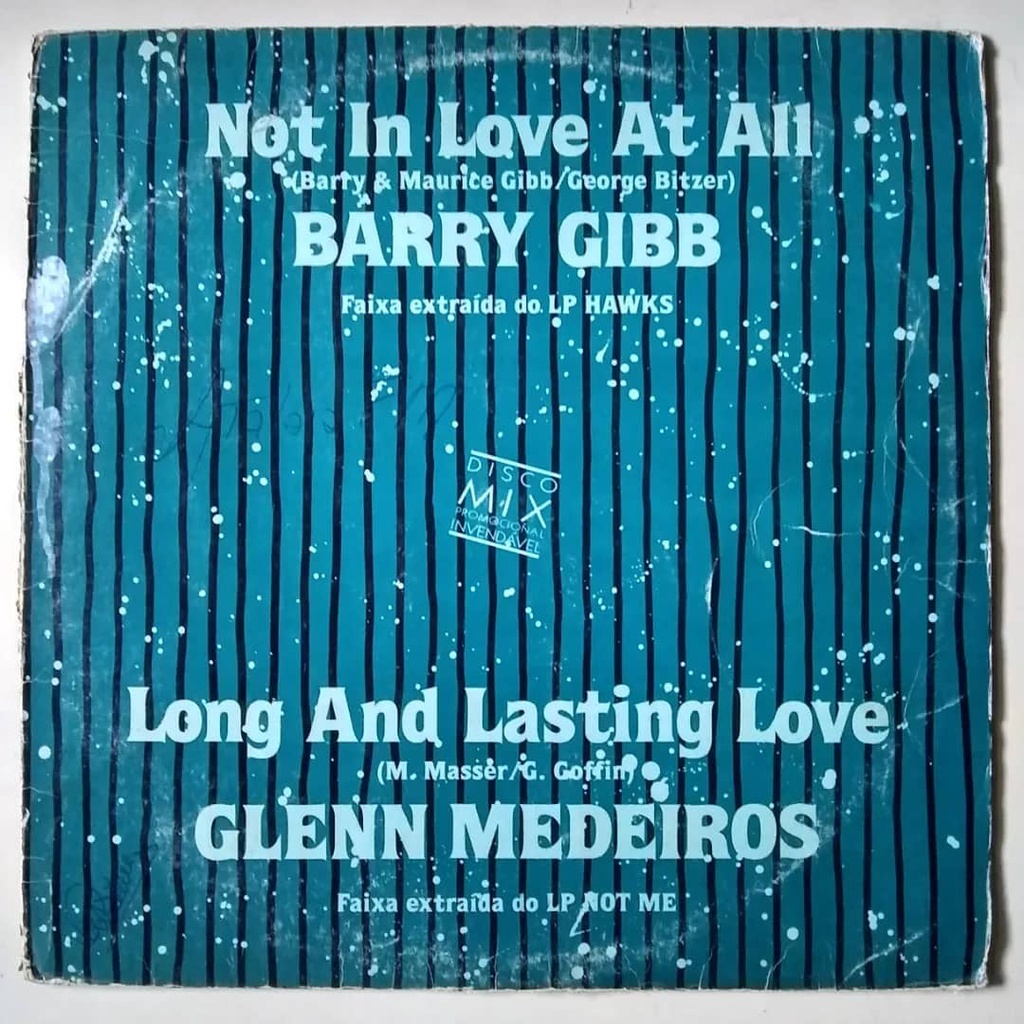 Single Barry Gibb Glenn Medeiros 1988 Vinil 12 Polegadas | Shopee Brasil