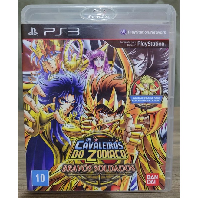 Os Cavaleiros do Zodíaco - Bravos Soldados, jogo original para ps3 mídia física, com manual ...