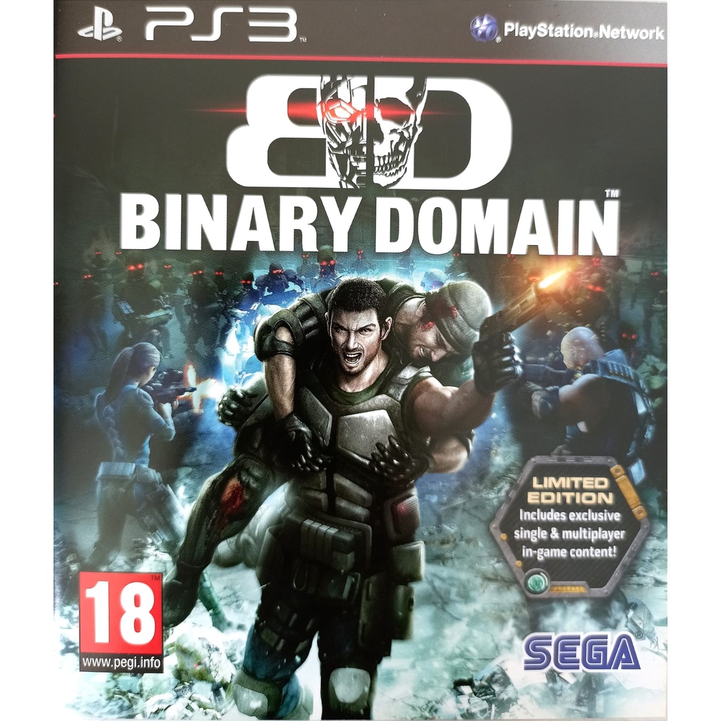 Binary Domain PS3 Mídia Física Original Pronta Entrega | Shopee Brasil
