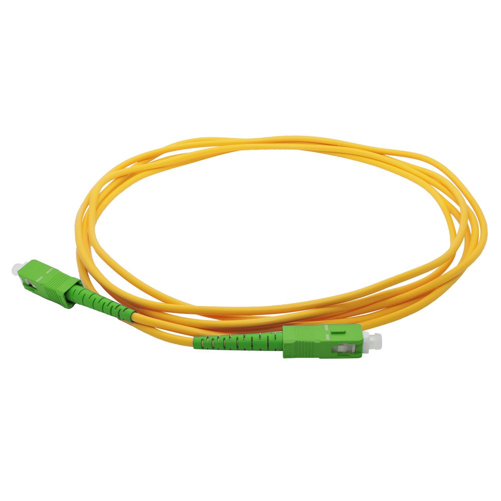 Cabo de Fibra Óptica Simplex SM Monomodo SC-APC/SC-APC 2mm 5 Metros ...