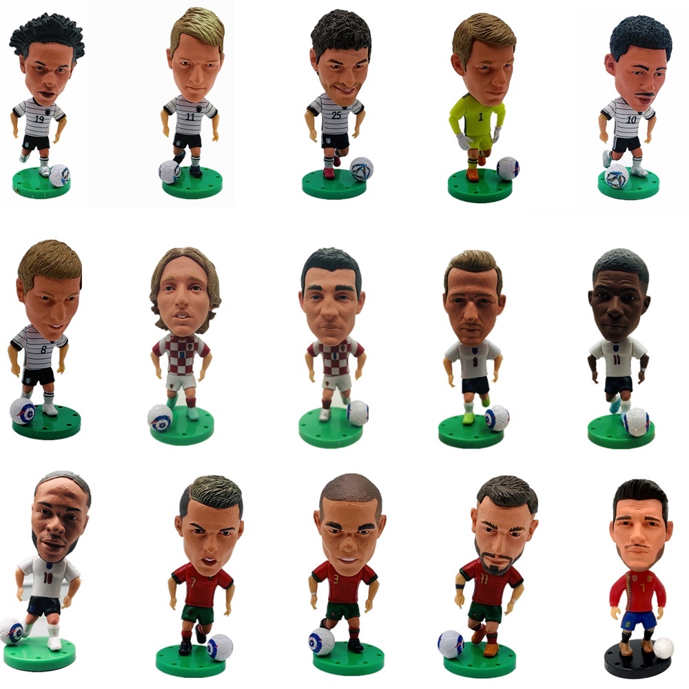Soccerwe 2022 National Players dolls Soccer Figures Alemanha Portugal ...