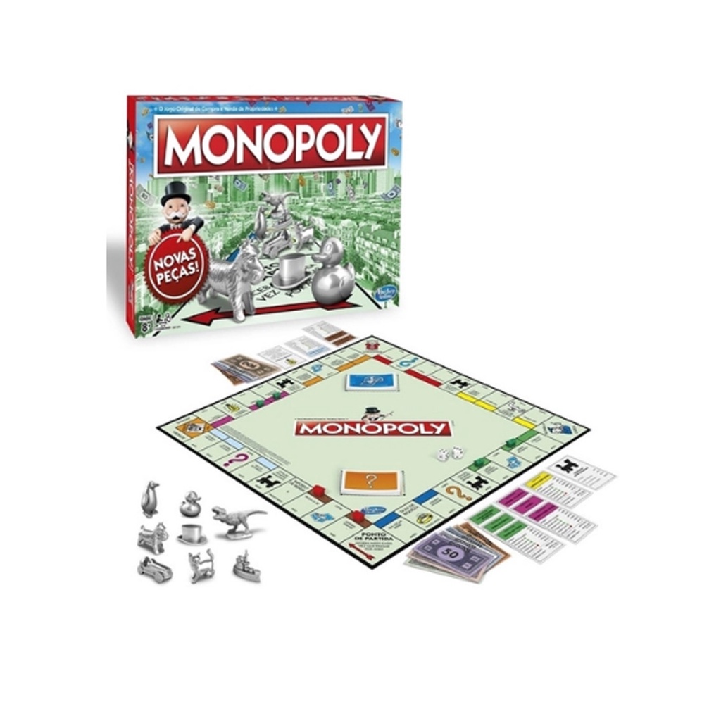 Jogo Monopoly Hasbro | Shopee Brasil