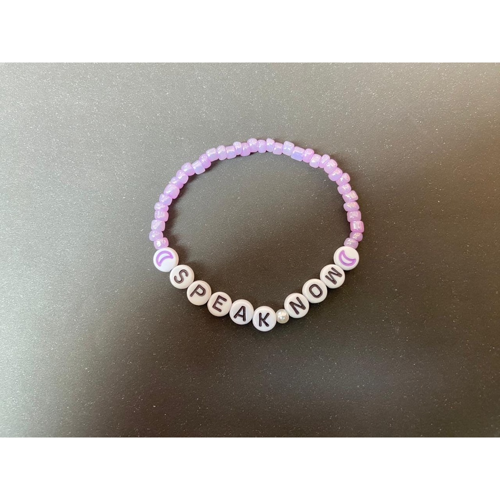 Pulseira Speak now taylor swift | Shopee Brasil