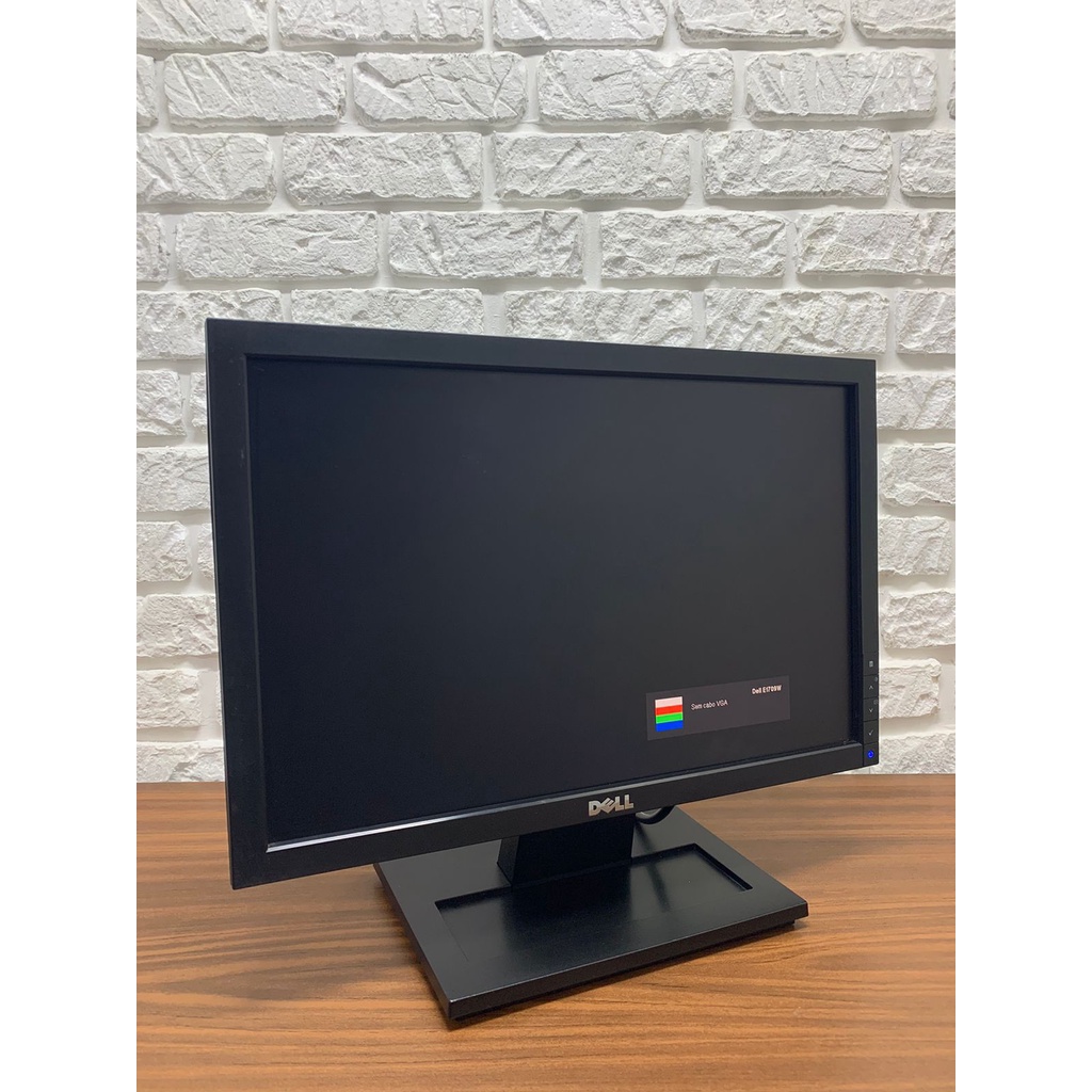 Monitor Dell Wide E1709wc boa resolução Com garantia | Shopee Brasil