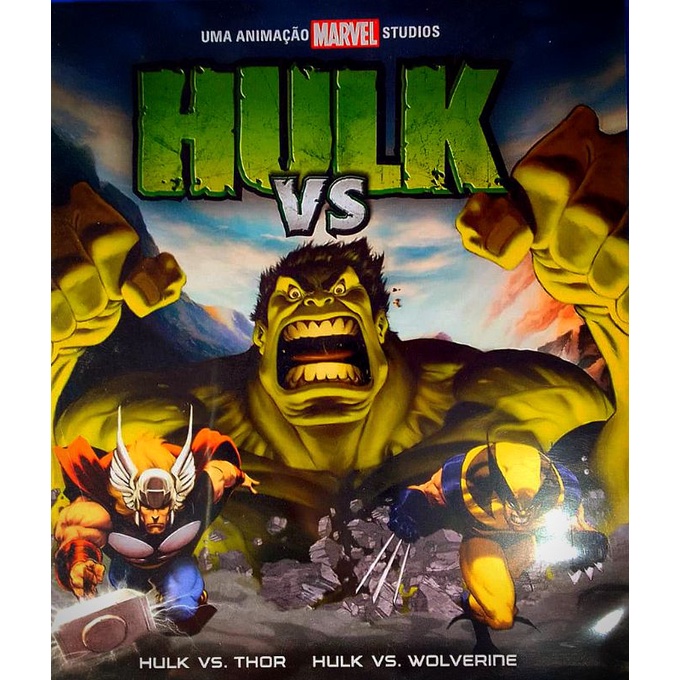 Blu-Ray HULK VS THOR E HULK VS WOLVERINE | Shopee Brasil