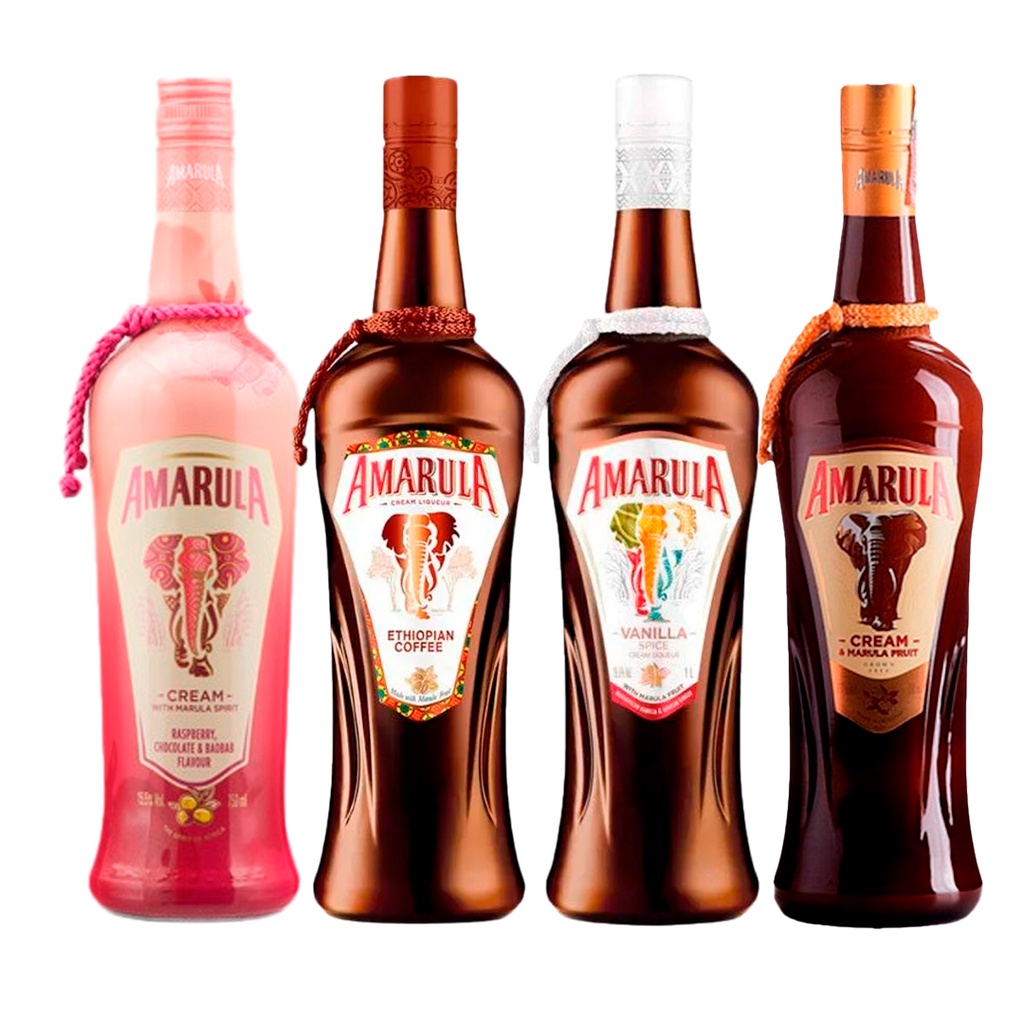 Kit Especial 4 Garrafas Amarula 750ml cada Garrafa | Shopee Brasil