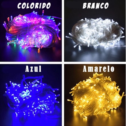Pisca Pisca De Led - Com 100 Leds -110V - Abcshop | Shopee Brasil