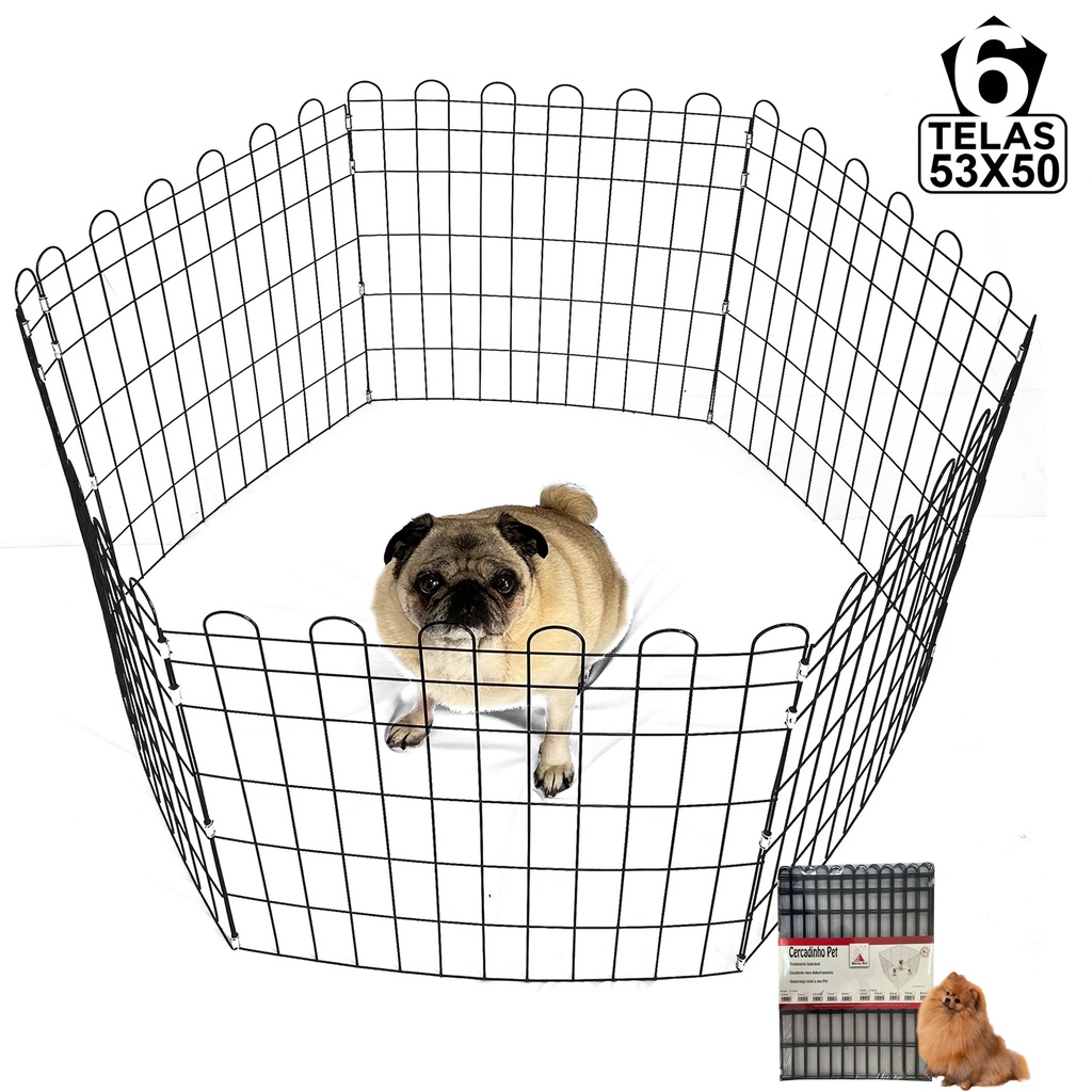 Cercado Pet, Cercadinho Para Cachorro, Ideal Para Adaptar Em Qualquer ...