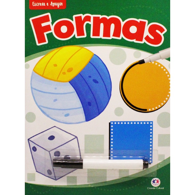 Livro Escreva E Apague - Formas | Shopee Brasil Livro Escreva E Apague - Formas | Shopee Brasil