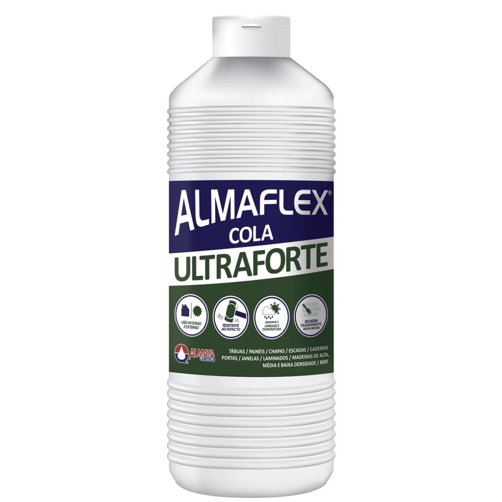 Cola p/ Madeira PVA Ultraforte 993 Marcenaria 1Kg - Almaflex | Shopee ...