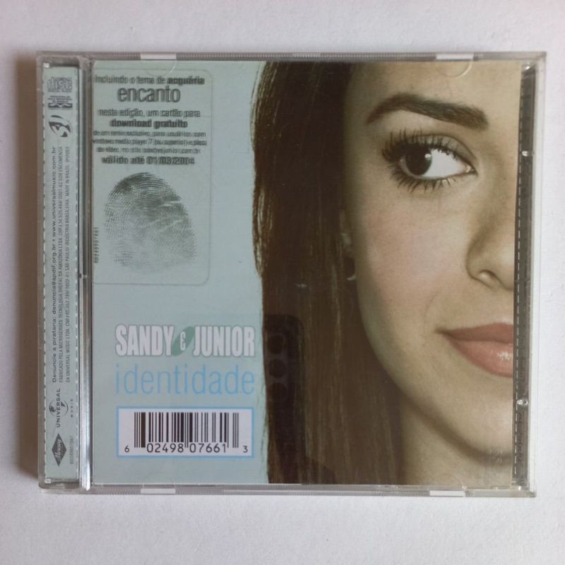 Sandy e Junior - Identidade - Cd | Shopee Brasil