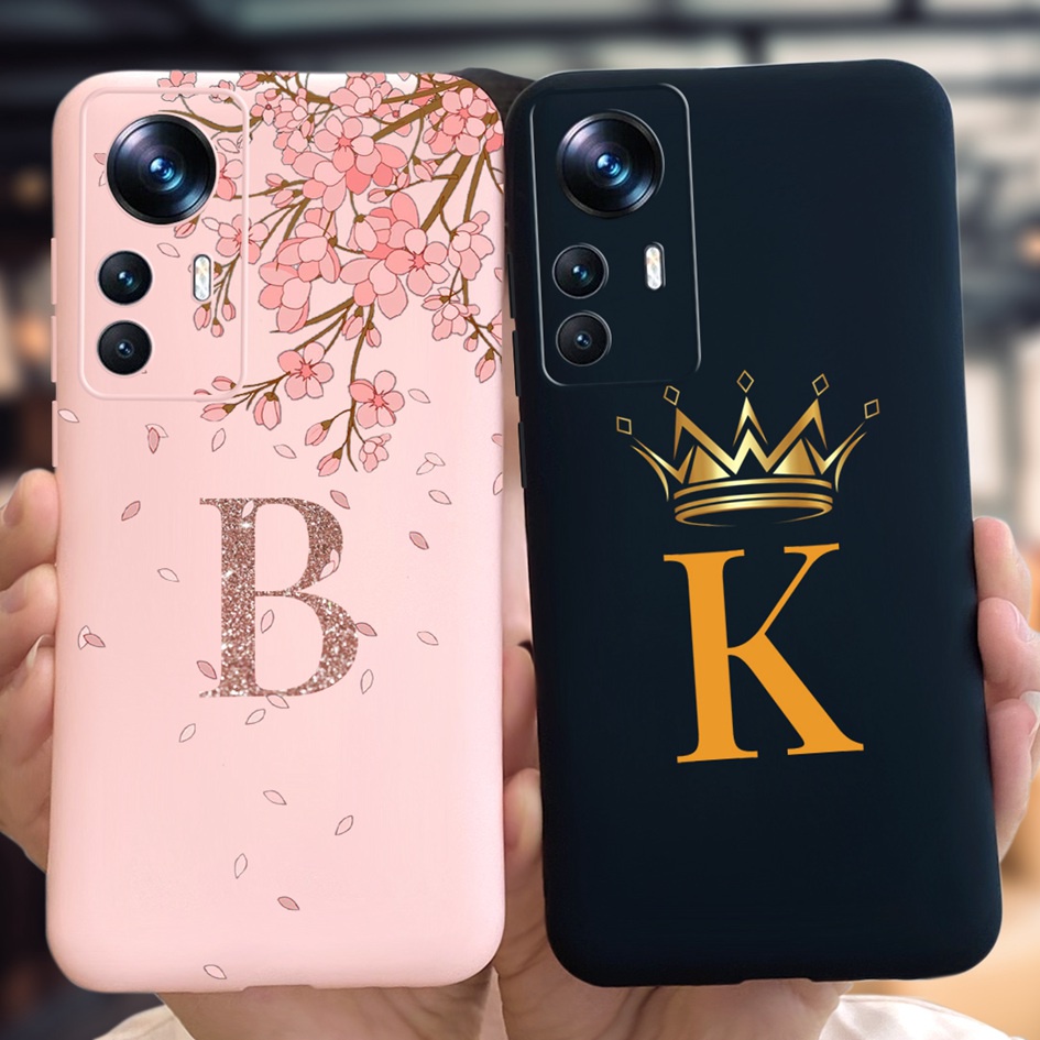 Capa Do Alfabeto De Letras Fofo Xiaomi 12T 5G/Pro 5G Fina Protetora ...