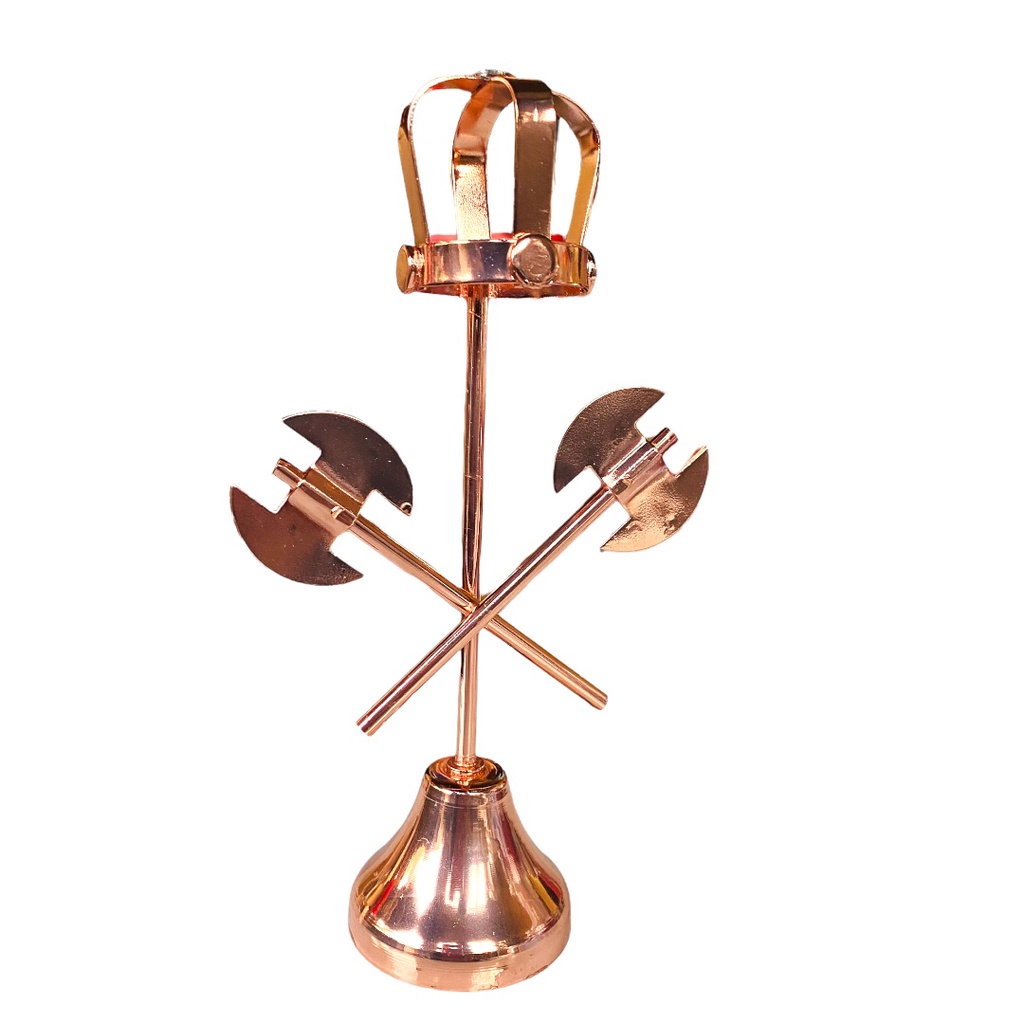 Ferramenta Banhada Aço Orixa Xango Umbanda Candomble | Shopee Brasil