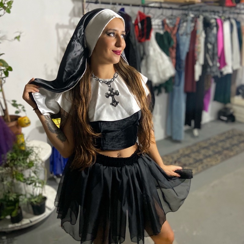 Fantasia de freira | Shopee Brasil