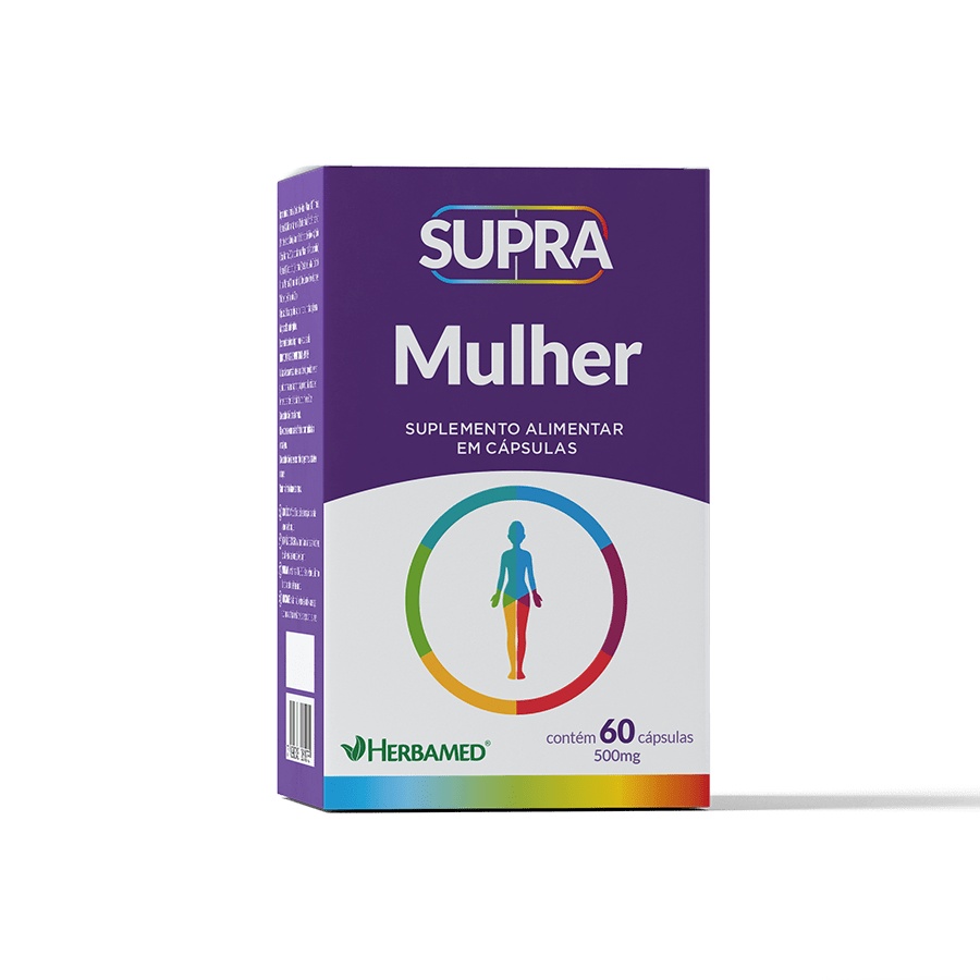 Suplemento alimentar Supra Mulher - Herbamed com 60 capsulas | Shopee Brasil