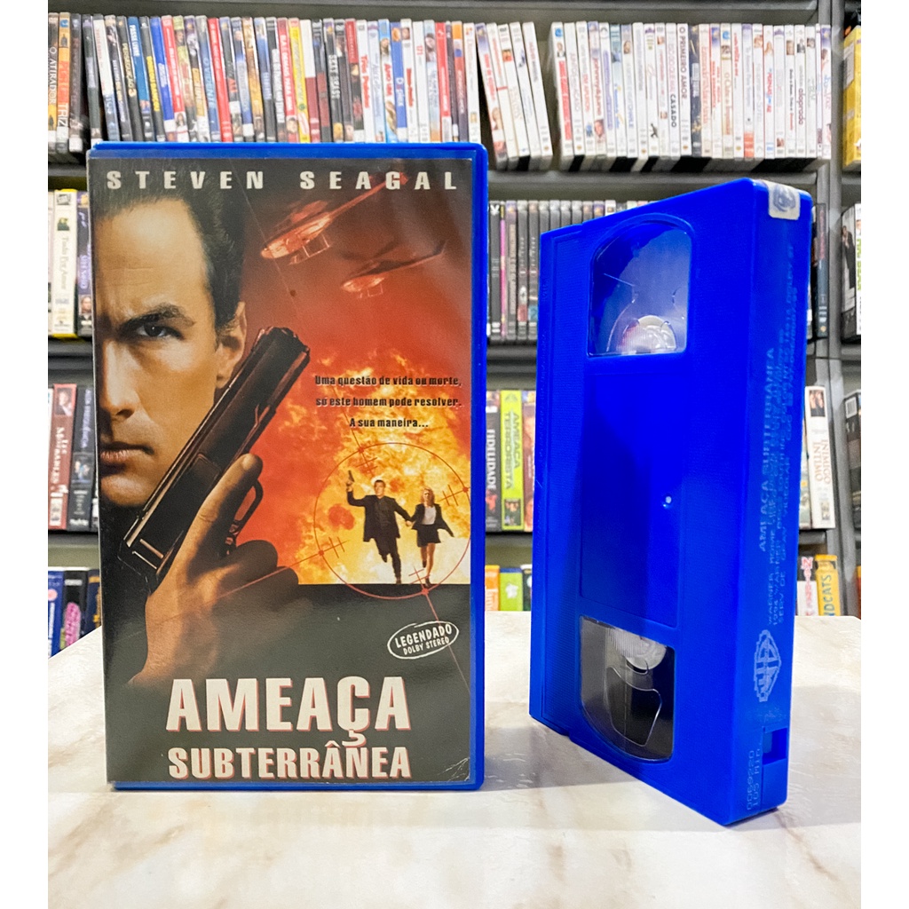 VHS Ameaça Subterrânea - LEGENDADO Original - Steven Seagal (Fita Filme ...