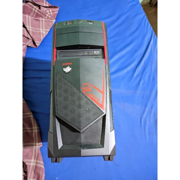 Gabinete Gamer Pcyes Java Vermelho +1 fan vermelho | Shopee Brasil