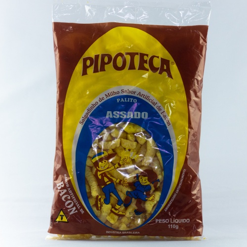 Salgadinho Pipoteca Sabor Bacon 110g | Shopee Brasil