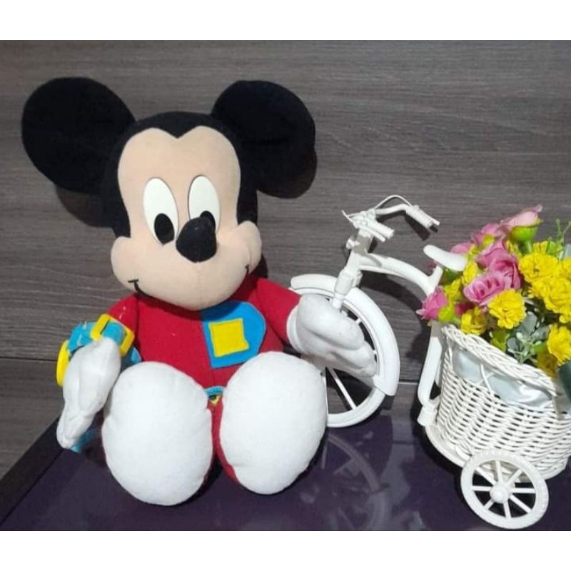 Pelúcia Boneco Mickey ensinando a se vestir Antigo e Raro conforme ...