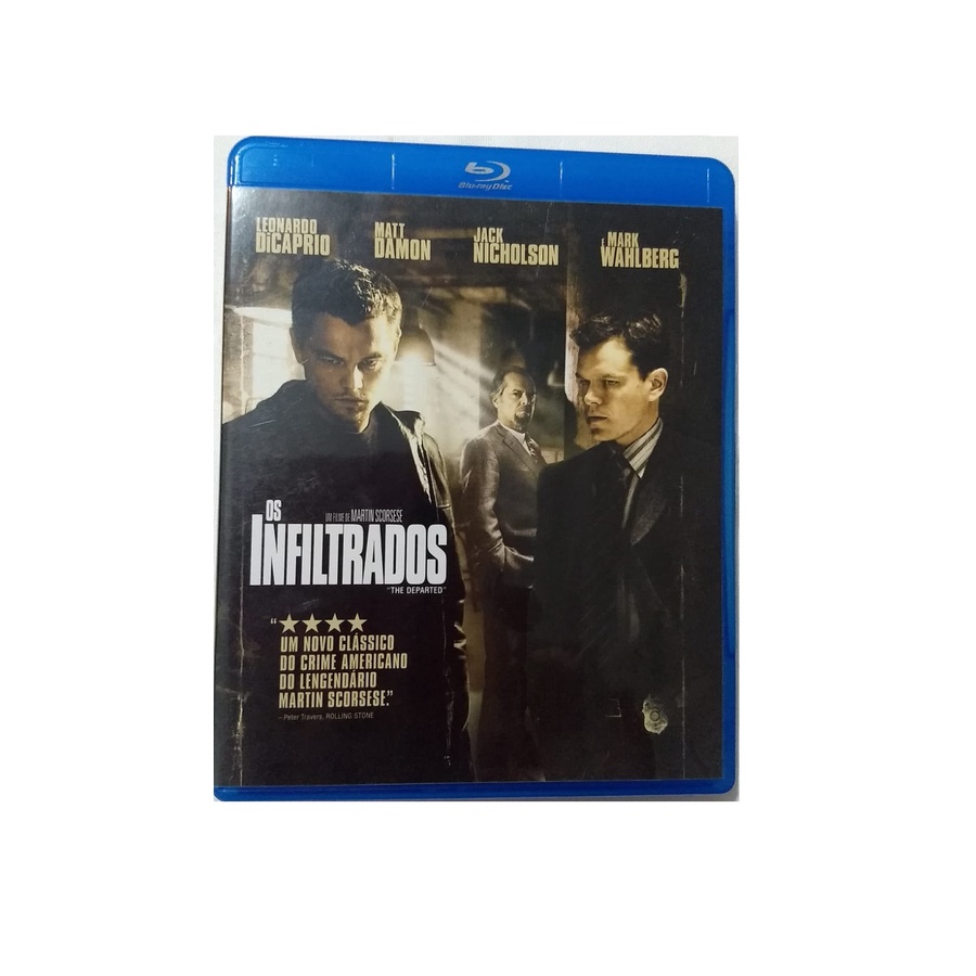 Blu ray Os Infiltrados - Leonardo DiCaprio / Jack Nicholson | Shopee Brasil