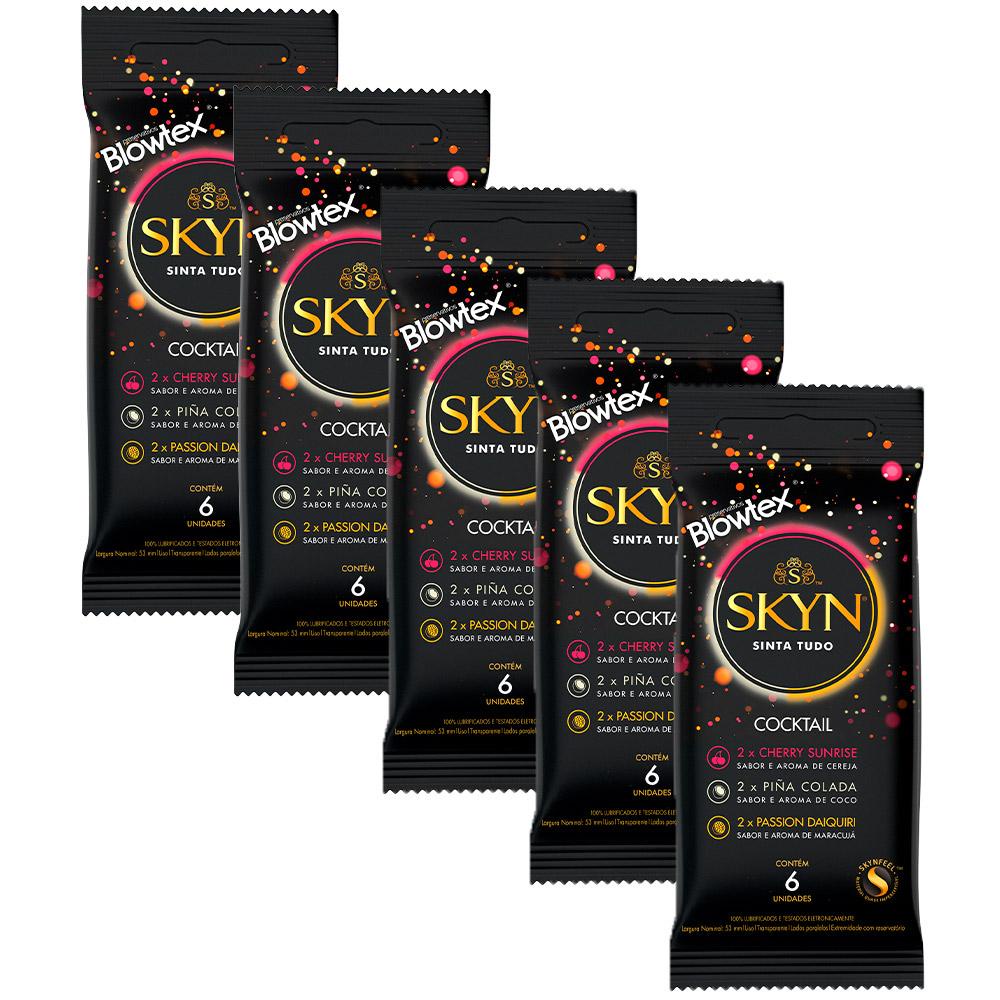 Kit 5 Pacotes Preservativo SKYN Cocktail C/ 6 Unidades Cada | Shopee Brasil Kit 5 Pacotes Preservativo SKYN Cocktail C/ 6 Unidades Cada | Shopee Brasil