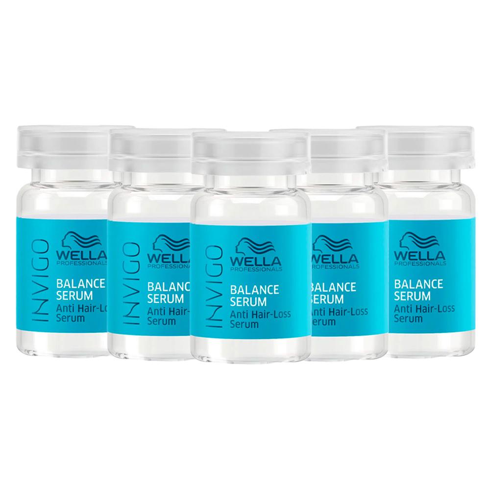 Kit Ampola Wella Professionals Invigo Balance Antiqueda 5x6ml | Shopee ...