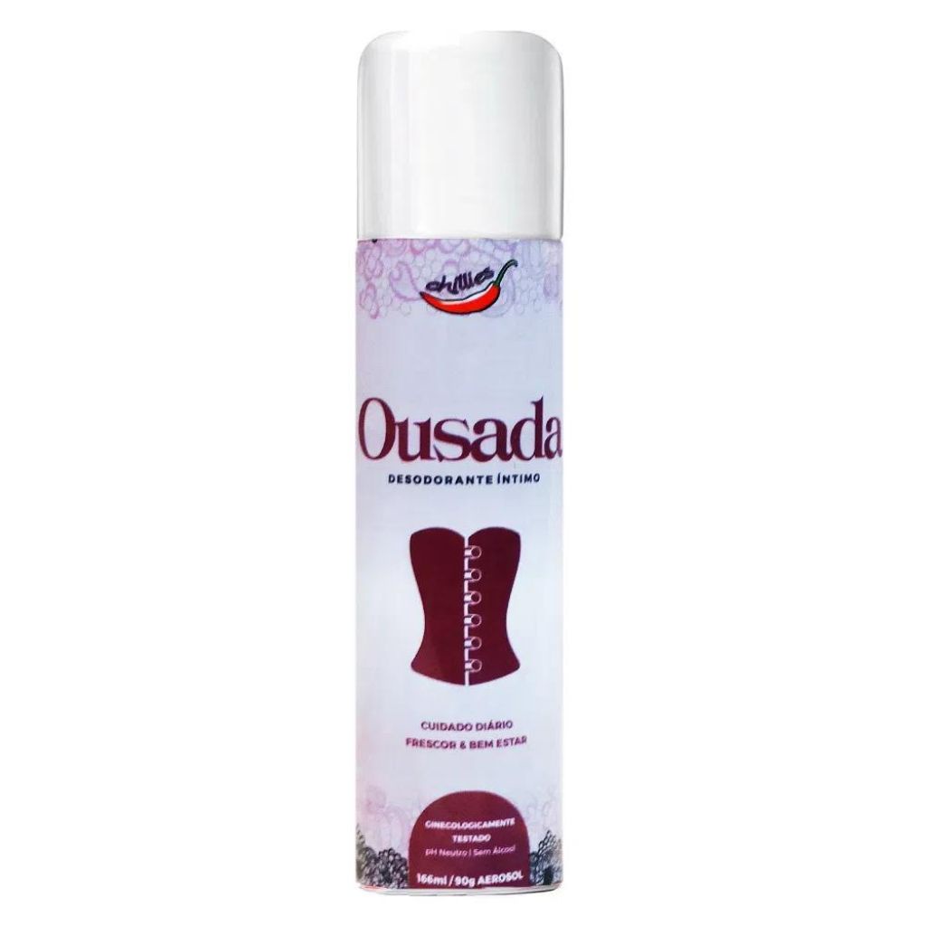 Desodorante Intimo Feminino Antitranspirante Ousada Chillies | Shopee ...