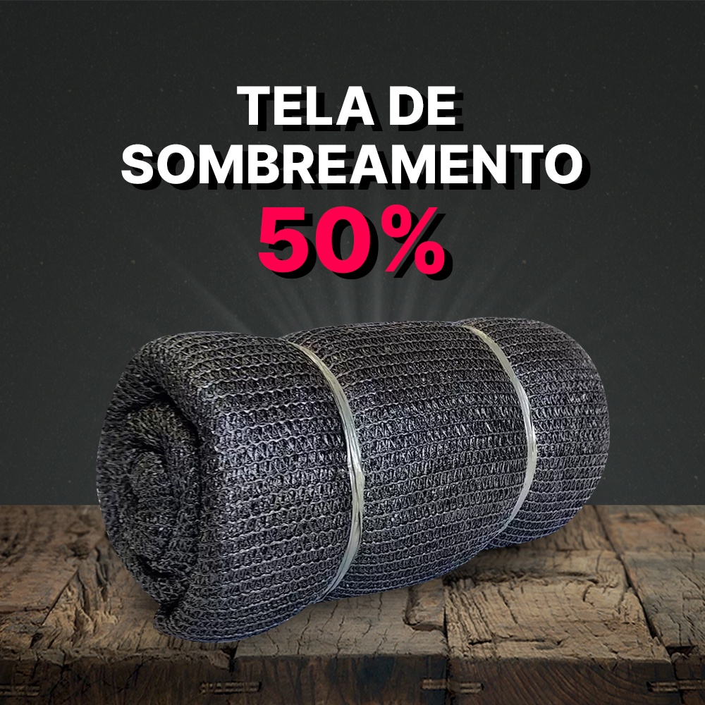 Tela de Sombreamento 50% - 1 Metro | Shopee Brasil