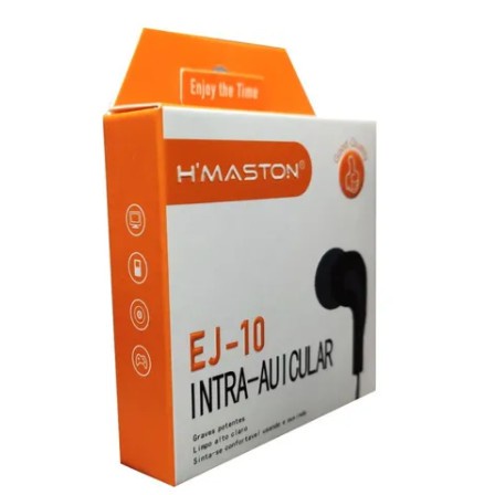 Fone De Ouvido EJ -10 Intra Auricular Com Microfone | Shopee Brasil