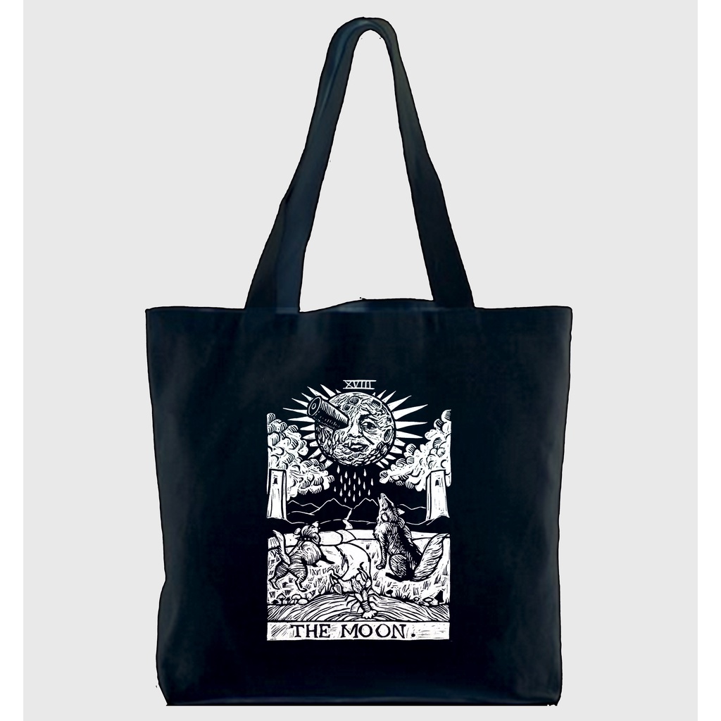 Sacola Ecobag Preta The Moon | Shopee Brasil