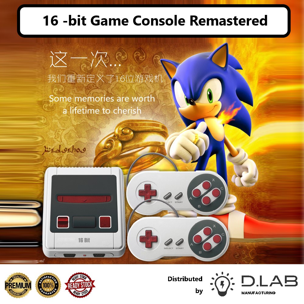 Vídeo Game SUper Mini MD Retrô C/167 Jogos Clássicos 16 Bits Sonic e ...