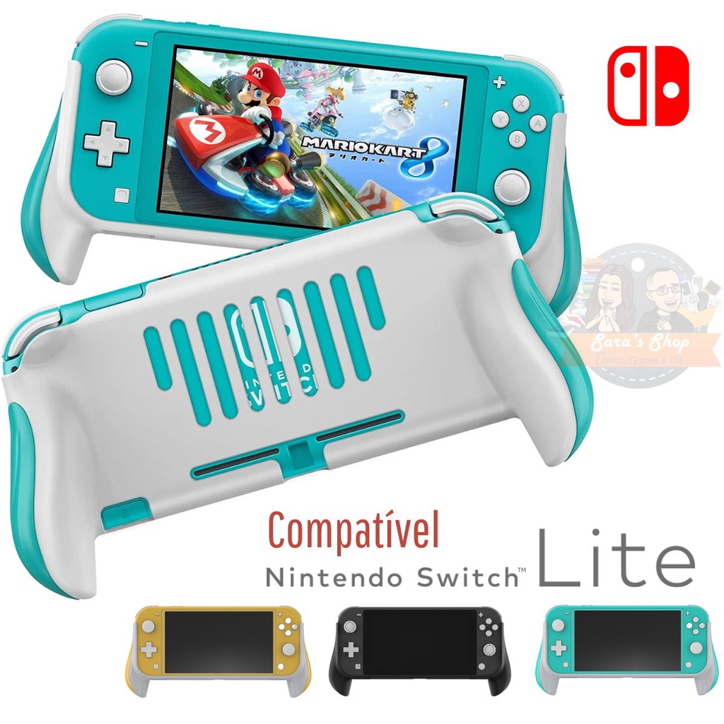 Case Grip ergonomica para Nintendo Switch Lite Capa protetora