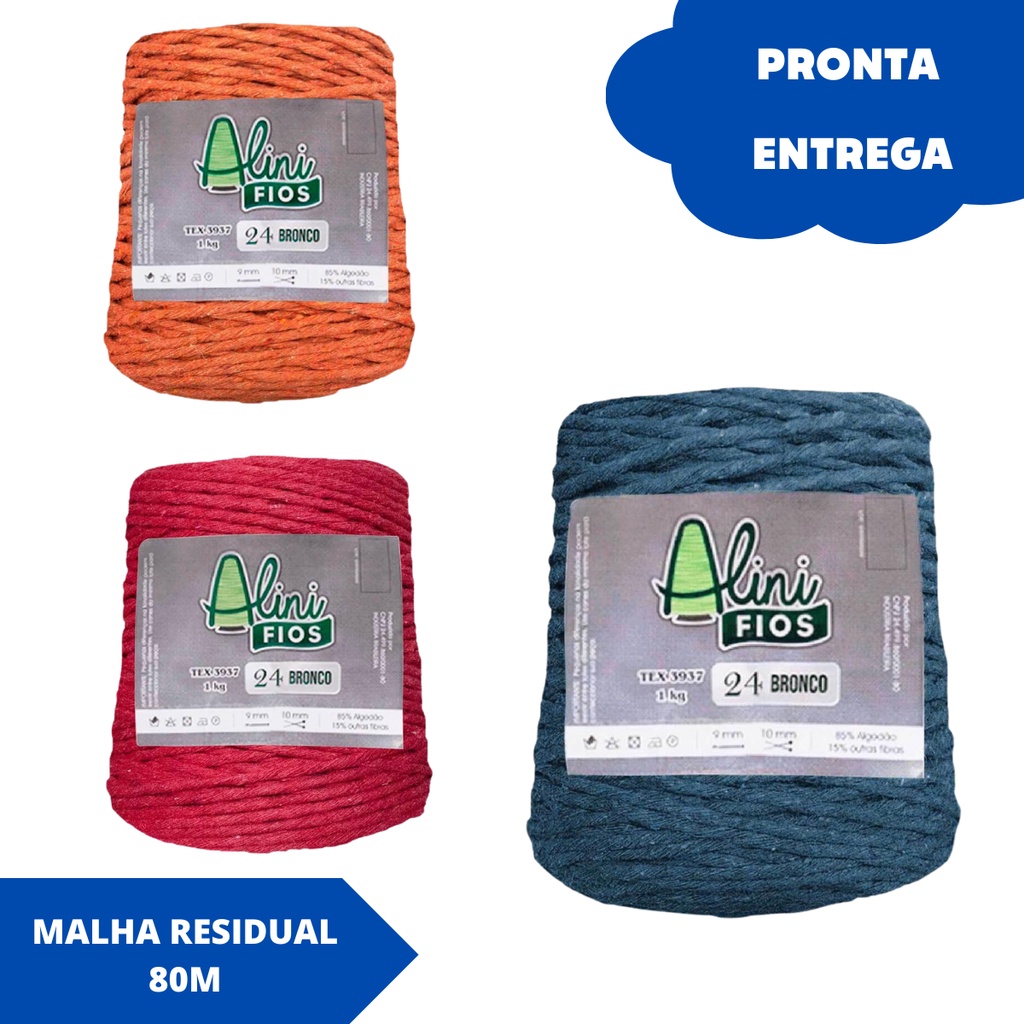 Barbante Alini 24 Fios 1Kg 254 Metros (Mesma espessura do Spesso ...