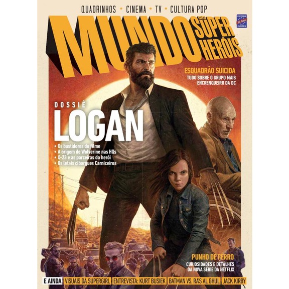 Revista Mundo Dos Super-heróis #87 Logan Esquadrão Suicida | Shopee Brasil